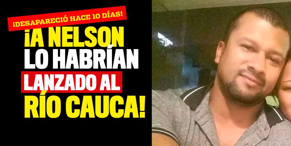 Nelson Javier Bedoya desparecido en Cali
