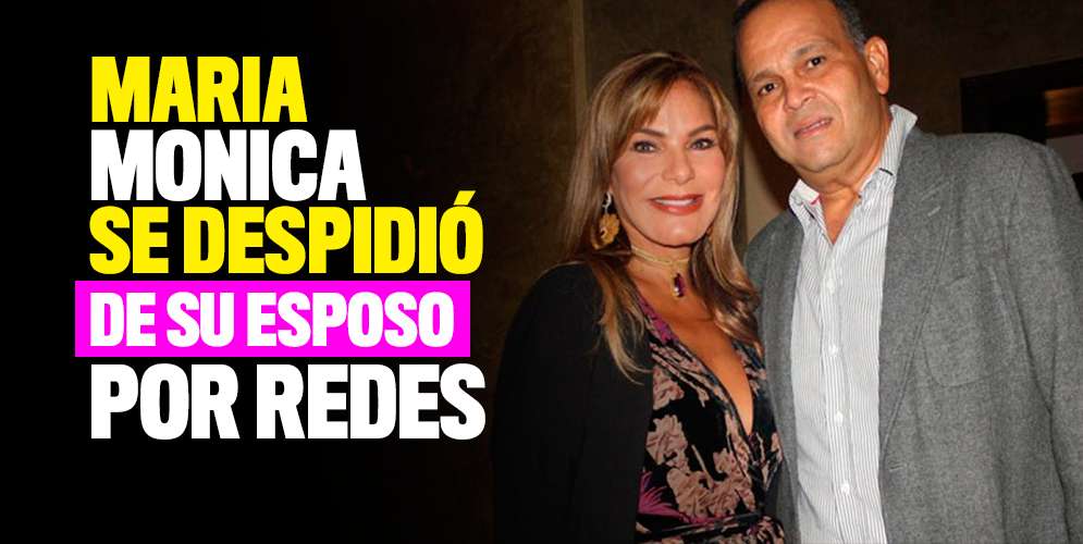 María Mónica Urbina se despidió de su esposo