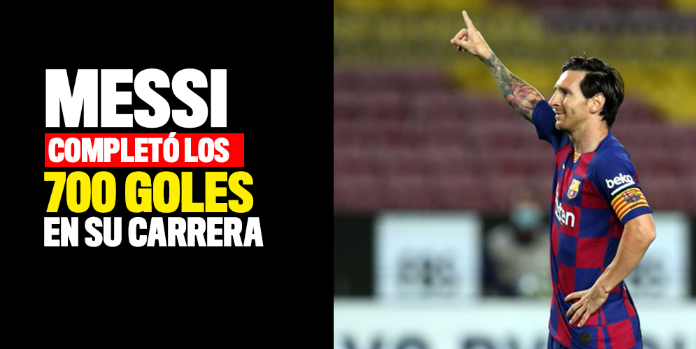 Messi Le marcó el gol 700 de su carrera al Atlético de Madrid