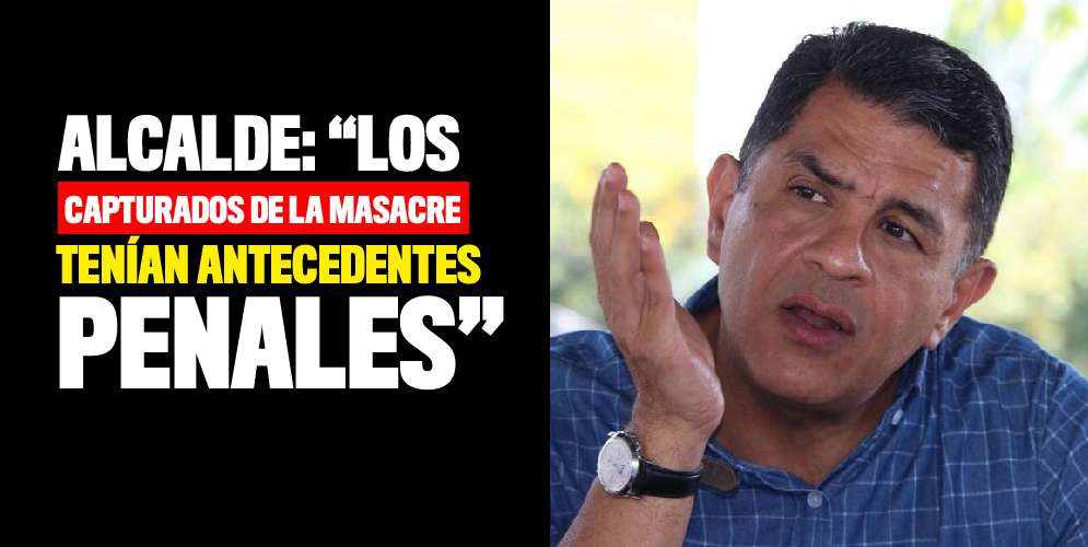 Alcalde Jorge Iván Ospina habló de los capturados de la masacre
