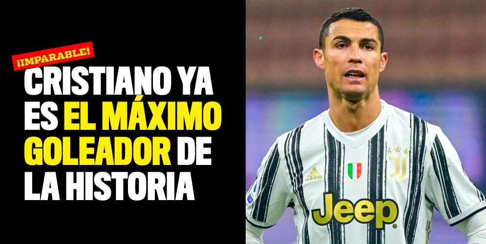 Cristiano Ronaldo ya es el máximo goleador de la historia del fútbol