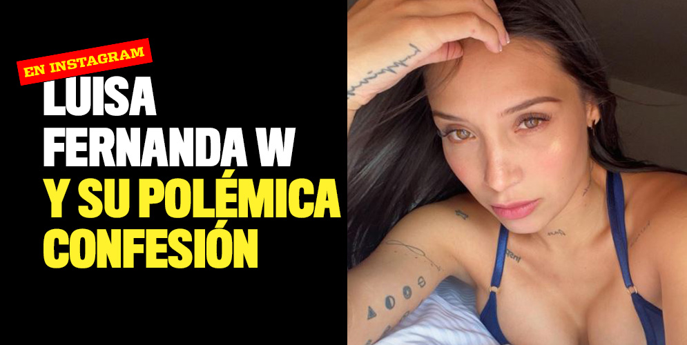 Luisa Fernanda W explicó qué significa su tatuaje Lega y armó polémica