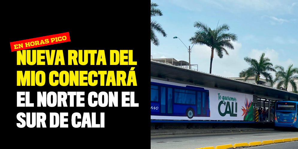 Nueva ruta del MIO conectará el norte con el sur de Cali