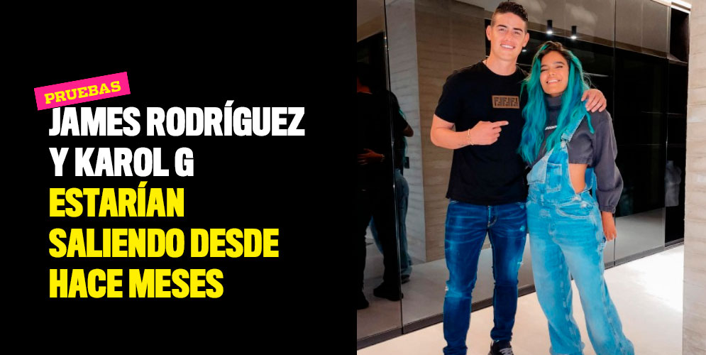 James Rodríguez y Karol G estarían saliendo desde hace meses