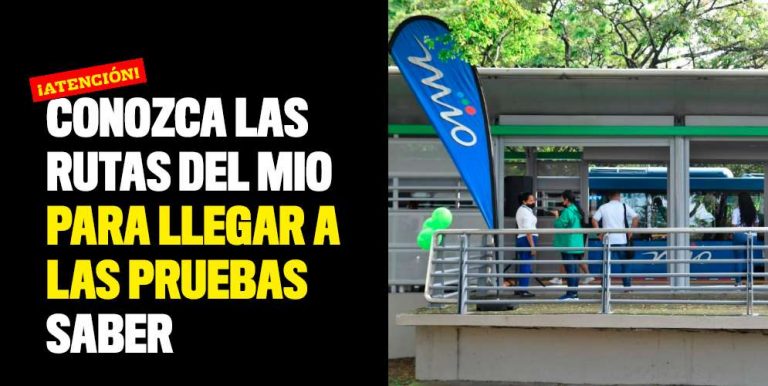 Rutas del MIO para llegar a las Pruebas Saber en Cali